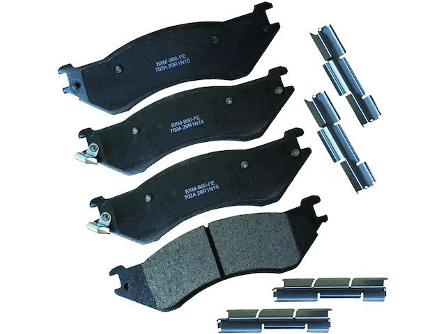 Rear Brake Pad Set For 01-08 Dodge Ram 3500 2500 1500 Van SLT SRT-10 ...