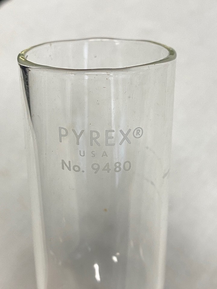 CORNING PYREX Glass Filter Tube Funnel 36mm ID x 160mm H 9480-36 | eBay