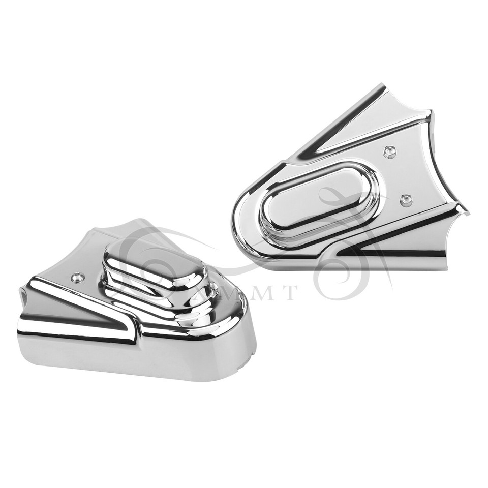 2X Chrome Phantom Axle Covers for Harley Softail Springer FXSTS 1988 ...