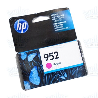 Genuine HP 952 Magenta Ink OfficeJet 8210 8720 8730 (Retail Box) | eBay