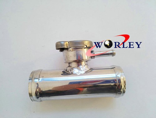 32mm 1-1/4" O.D Aluminum Inline Radiator Hose Pipe Filler Neck& Free 1. ...