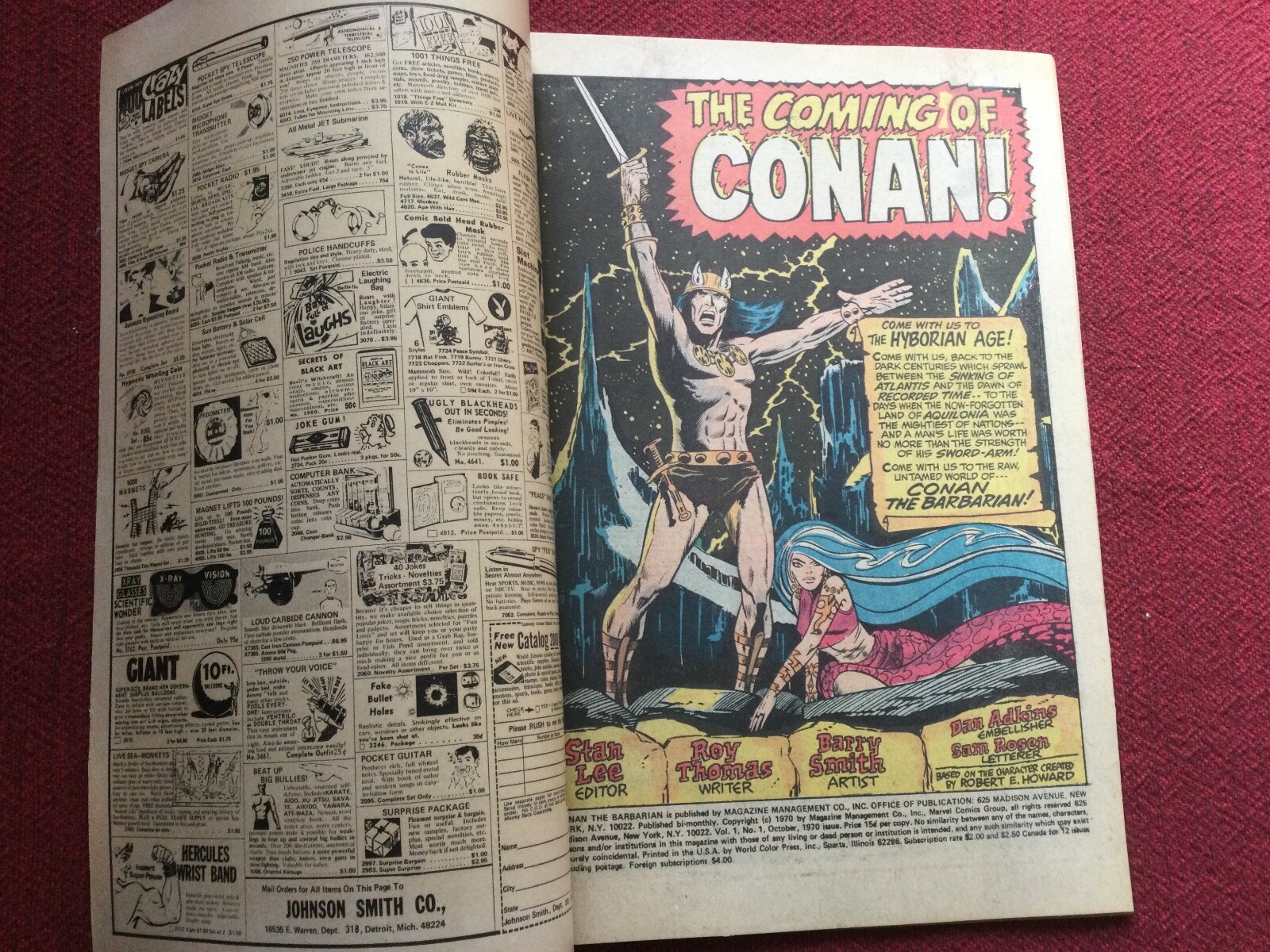 Conan the Barbarian 1970 Complete 1-275 Set VF-/VF+ Lot Collectors Run ...