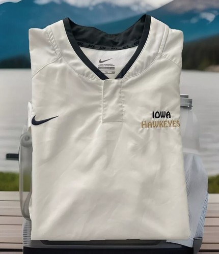 Nike Iowa Hawkeyes Storm Fit Jacket Large 1/4 Zip Pullover Windbreaker ...