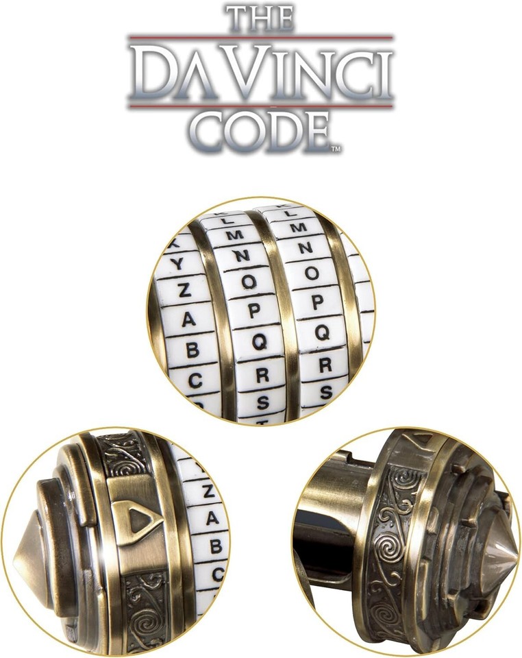 The Da Vinci Code Cryptex 1:1 Scale Authentic Movie Prop Replica PRE ...