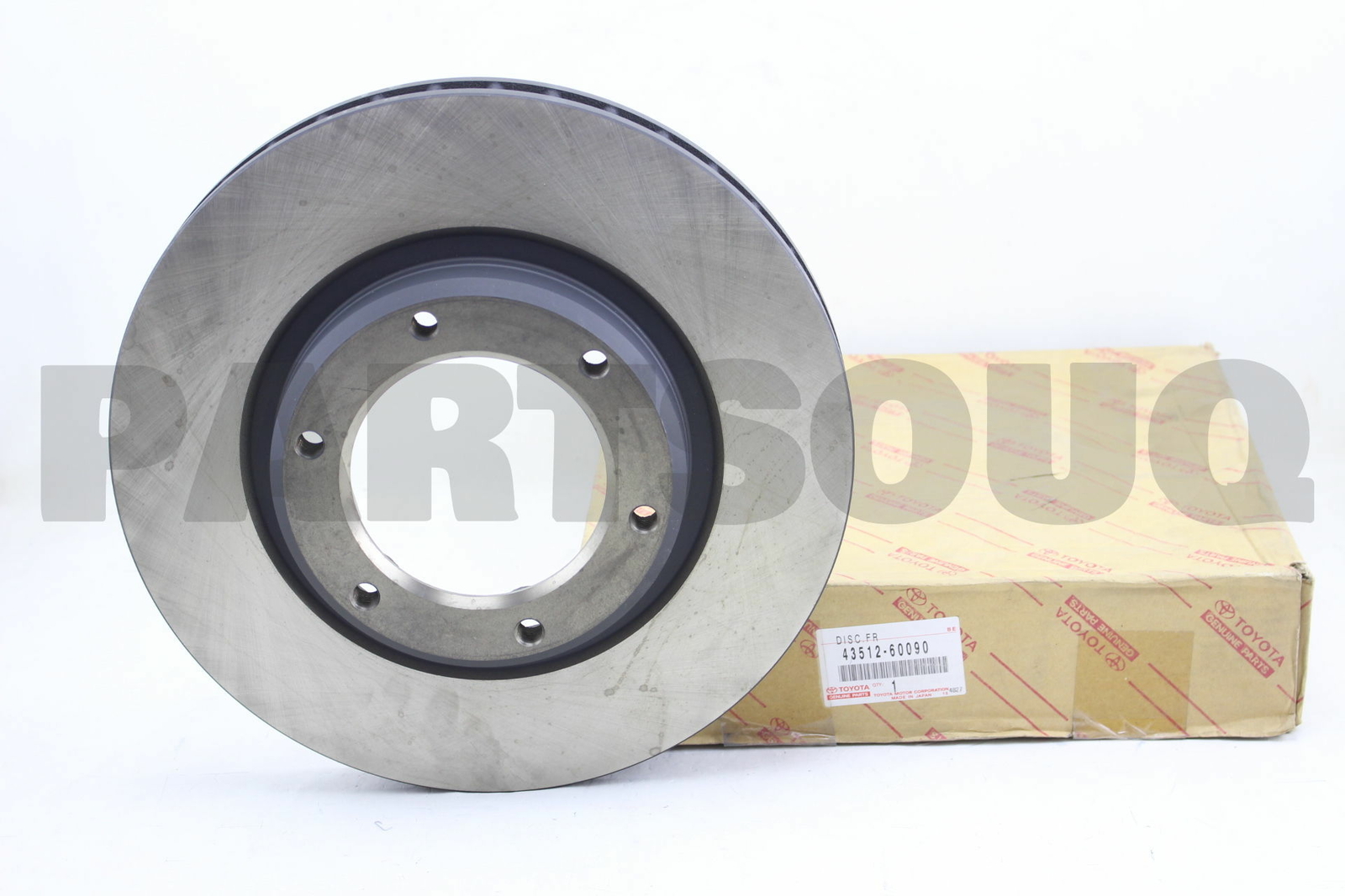 4351260090 Genuine Toyota DISC, FRONT 43512-60090 | eBay