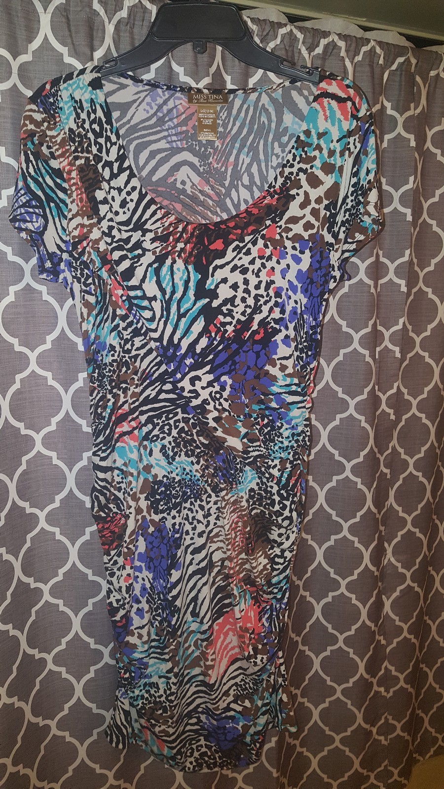 Miss tina by tina knowles animal print dress - Gem