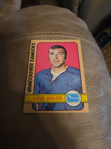 1972-73 Topps #117 Dave Balon Vancouver Canucks EX | eBay