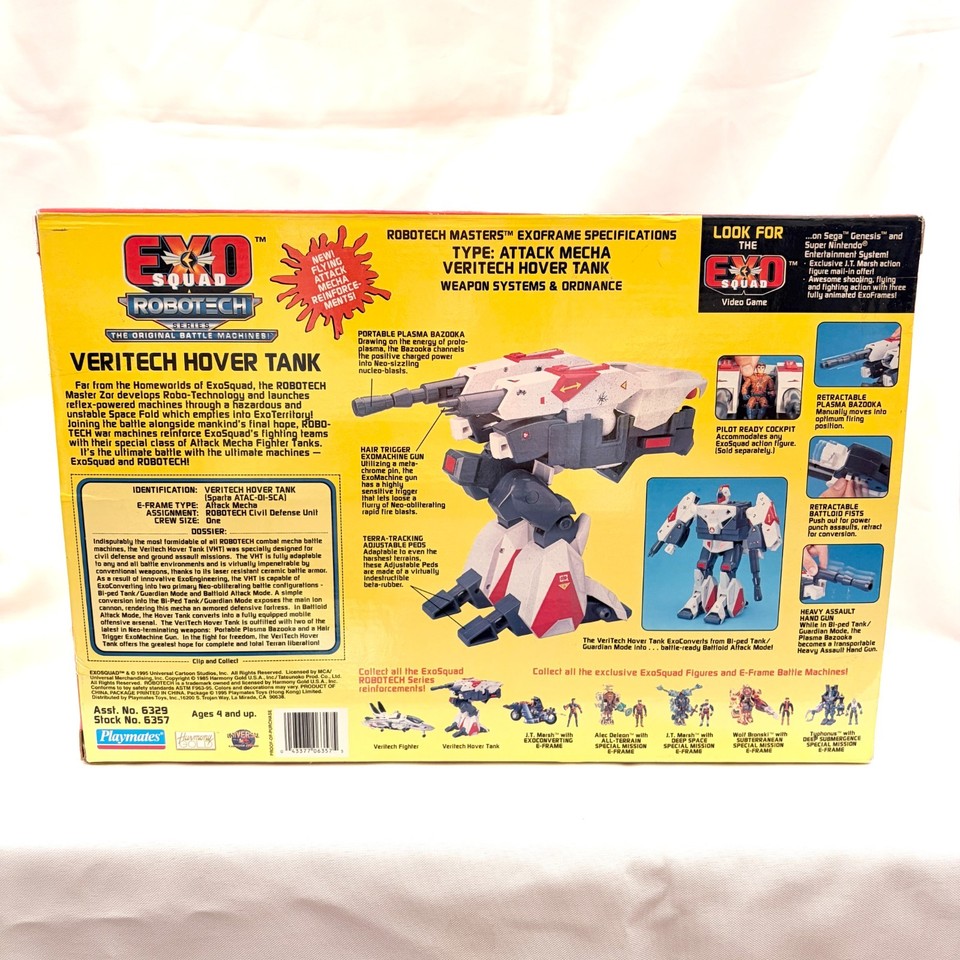Exo Squad Robotech Series Veritech Hover Tank 6357 | eBay