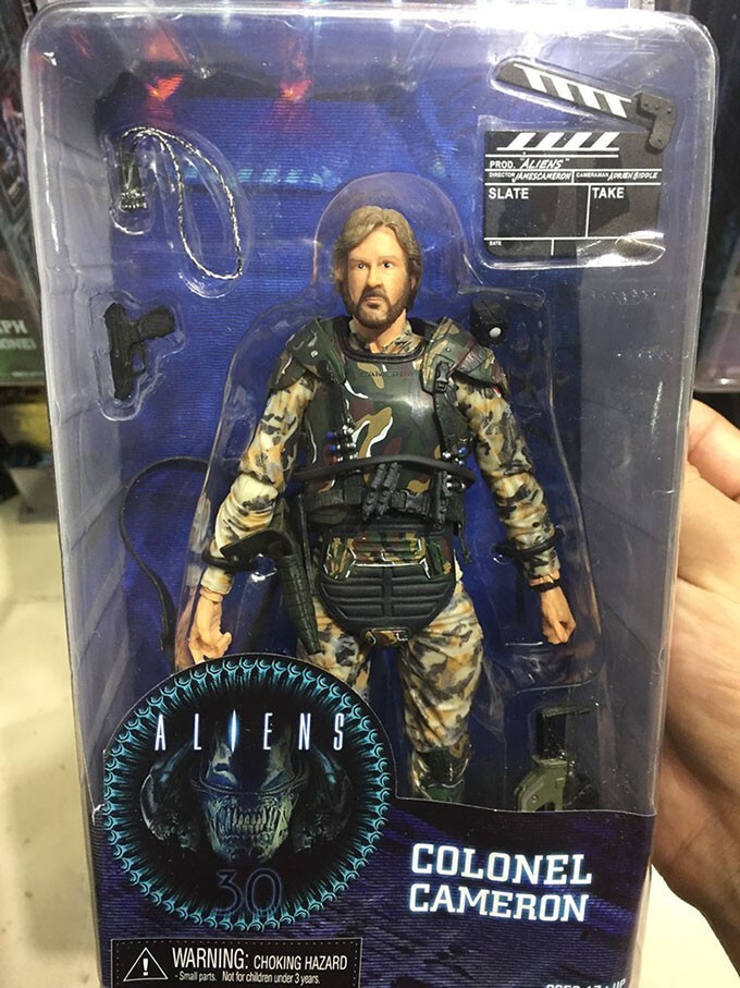 New NECA Alien Director Colonel Cameron Colonial Marine 7" Aliens Movie ...