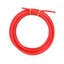 Pack of 2 Red PVC 5.5mm x 5 Metre Spaghetti Roll Wall Plug Masonry ...