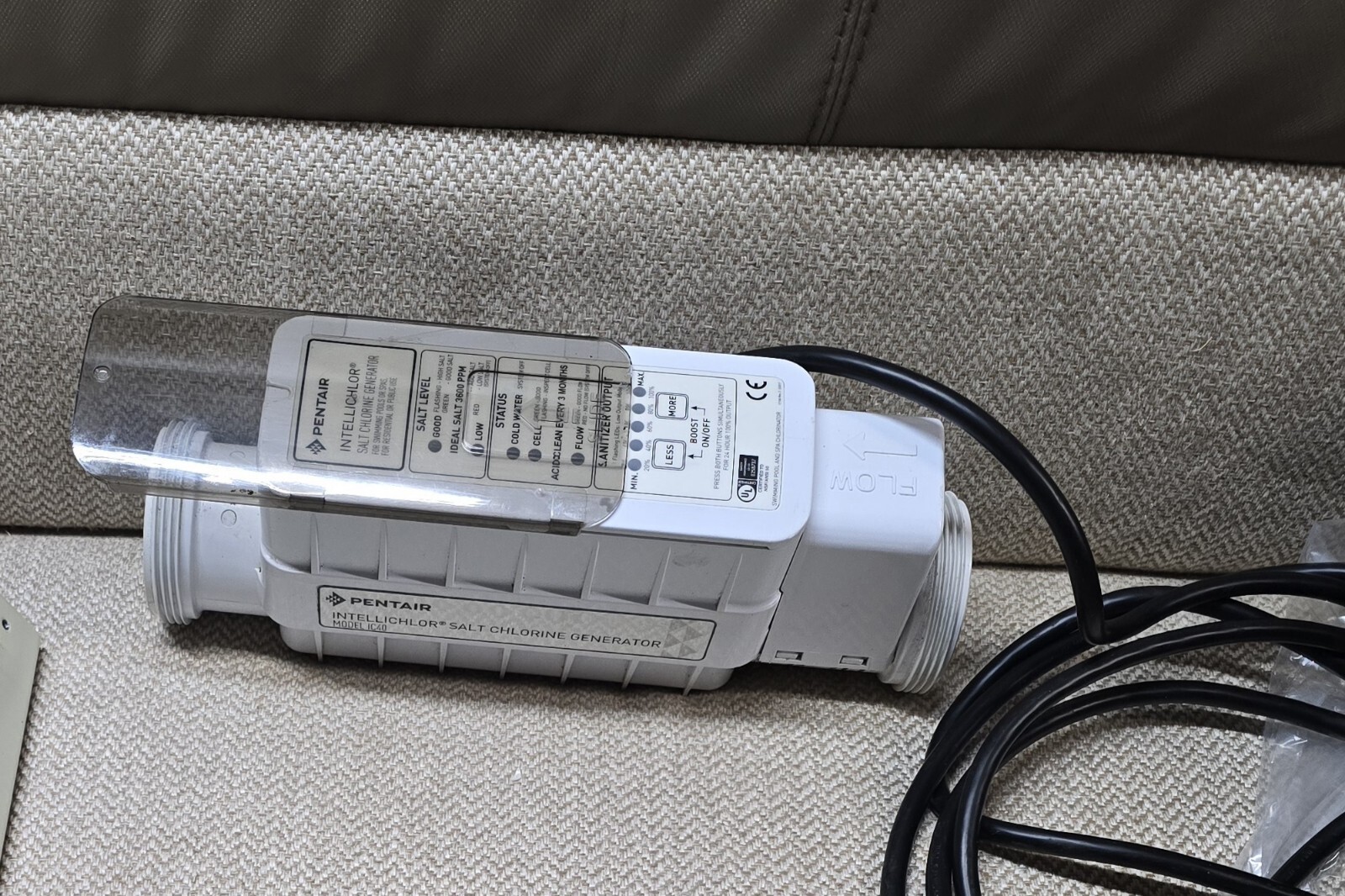 Pentair IntelliChlor IC40 Salt Chlorine Generator Cell (520555 ...