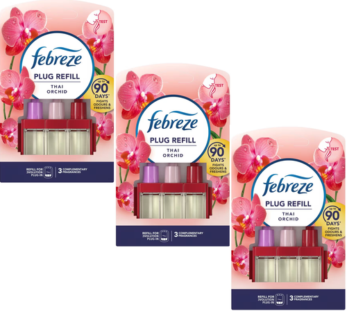 3x 20ml 3volution Febreze Ambi Pur 3Volution Plug In Refills 90 Days ...