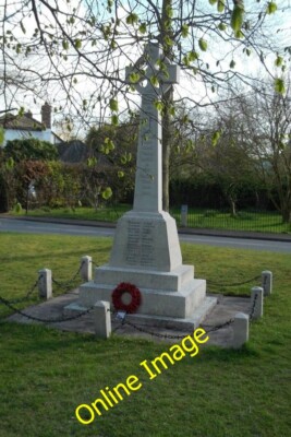 Photo 6x4 Shepreth war memorial The village memorial stands on the ...