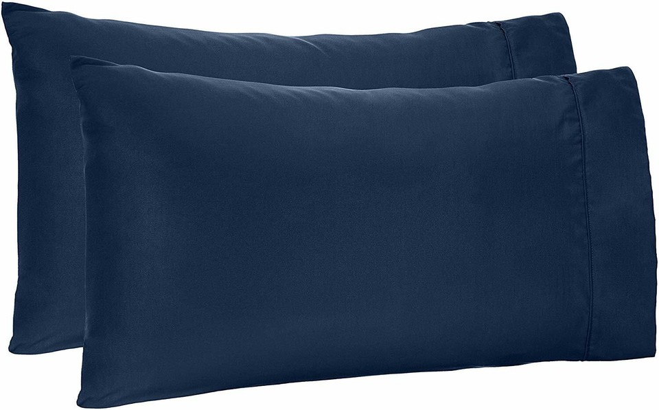 TBM LUXURY 2PC OVERSIZED PILLOWCASE 600TC SOLID COLORS 100% EGYPTIAN ...