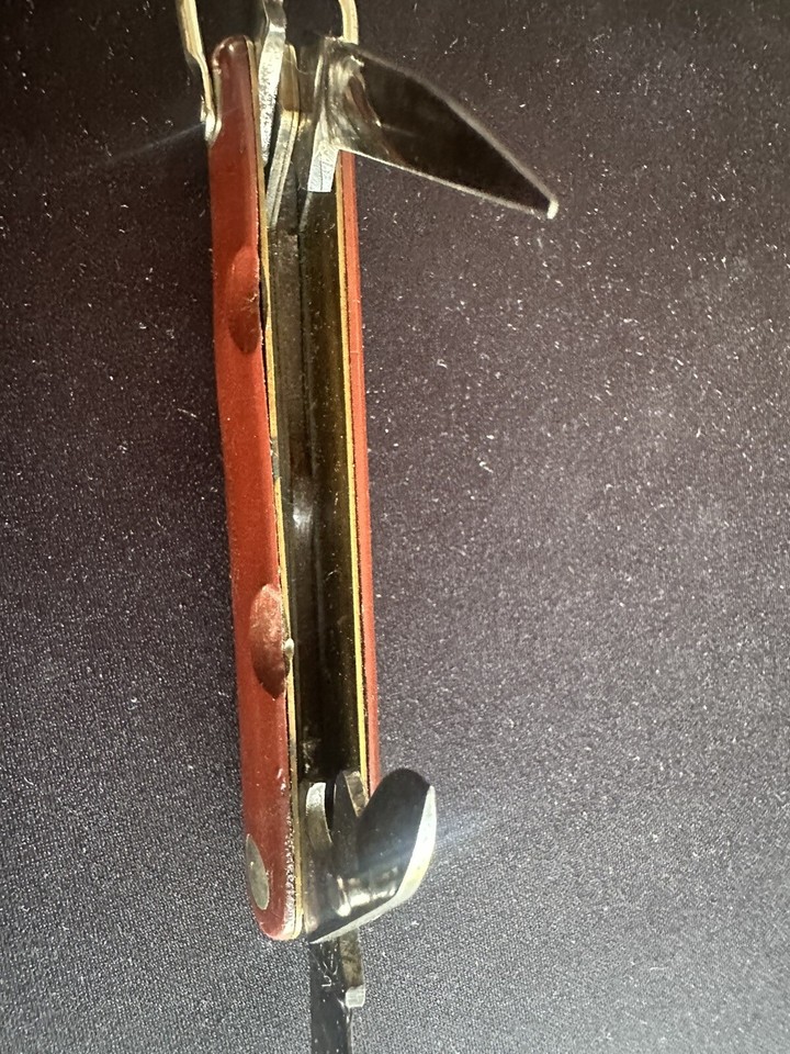 Rare Vintage Olean NY Kabar KA-BAR Kamp Knife Camp Folding Blade WW2 ...
