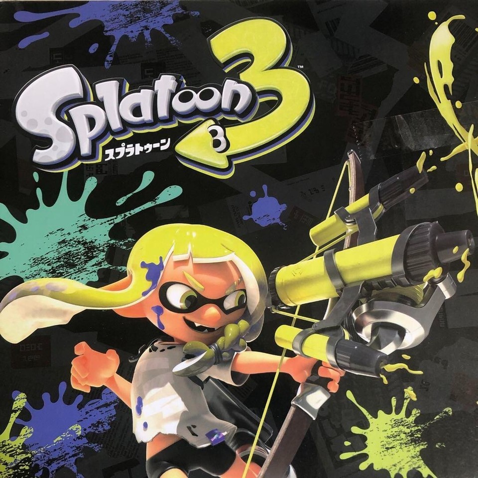 RARE Splatoon 3 Water Gun Tri-Stringer Yellow ver. from JAPAN | eBay