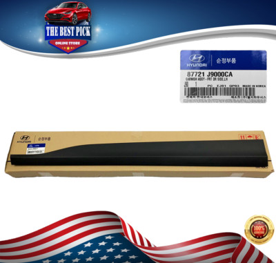 ⭐GENUINE⭐ FRONT Door Lower Molding LEFT For 18-23 Hyundai Kona 2.0L ...