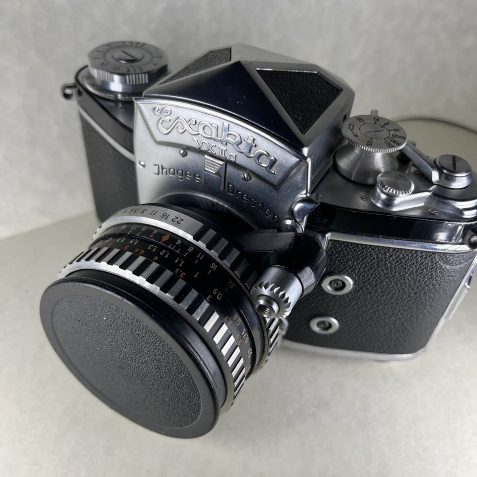 Exakta VX IIa 35mm Film SLR Camera with Zeiss Tessar 2.8 50mm Lens ...