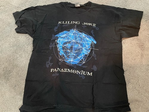 Vintage Killing Joke 1995 Pandemonium Tour T-Shirt Rare Post Punk Size ...