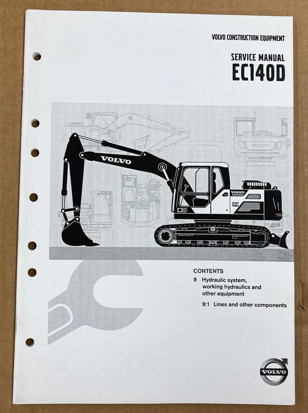Volvo Construction Equipment Service Manual EC140D - Hydraulic System ...