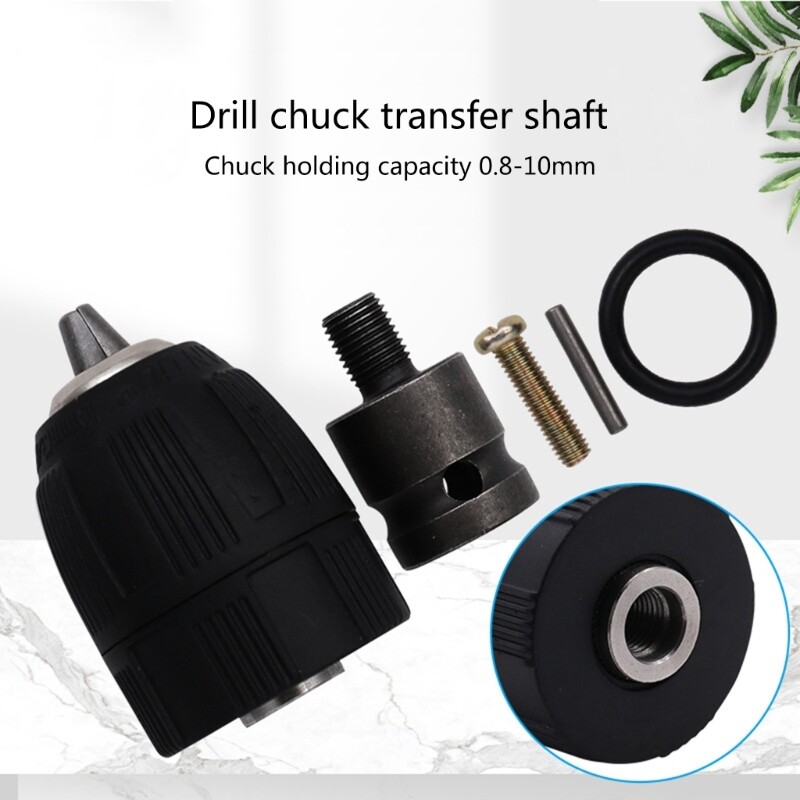 3/8-24UNF Thread Drill Bit Adapter 1/2" Square Socket Adaptor For ...