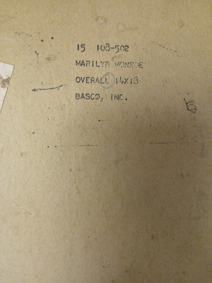 Marilyn Monroe Print Baso Inc Signed By Lanse | eBay