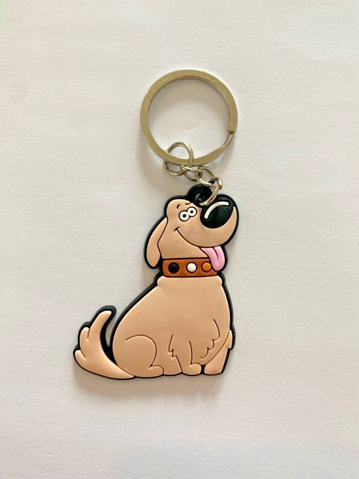 Assorted Dog Pet Keyrings, 2d PVC Rubber Key Chain Favourite Animal ...