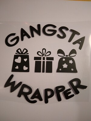 Gangsta Wrapper Decal | eBay
