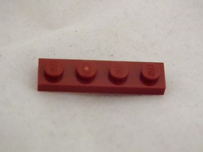 LEGO 1X4 DARK RED FLAT PLATE BRICK BRAND NEW NEVER USED 600 PIECES | eBay