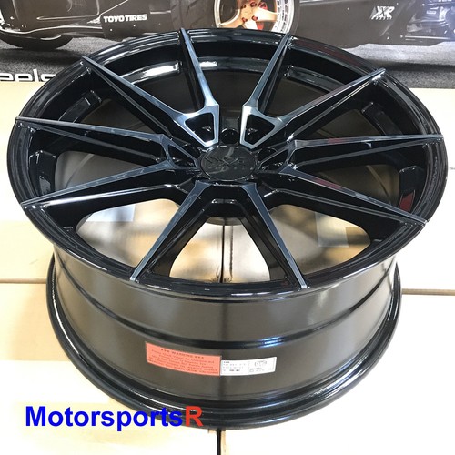 XXR 567 Wheels Phantom Black 18 +38 Staggered Rims 5x100 Scion FRS 18 ...