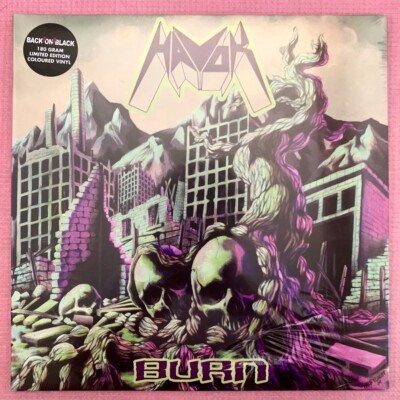 HAVOK - BURN 180g LP Transparent Purple w Green Speckles Vinyl SEALED v ...