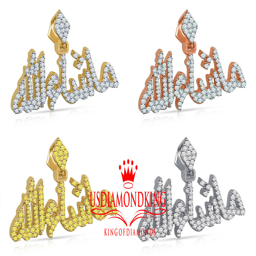 Real Sterling Silver Mashallah Muslim Charm Islamic Arabic Pendant ...