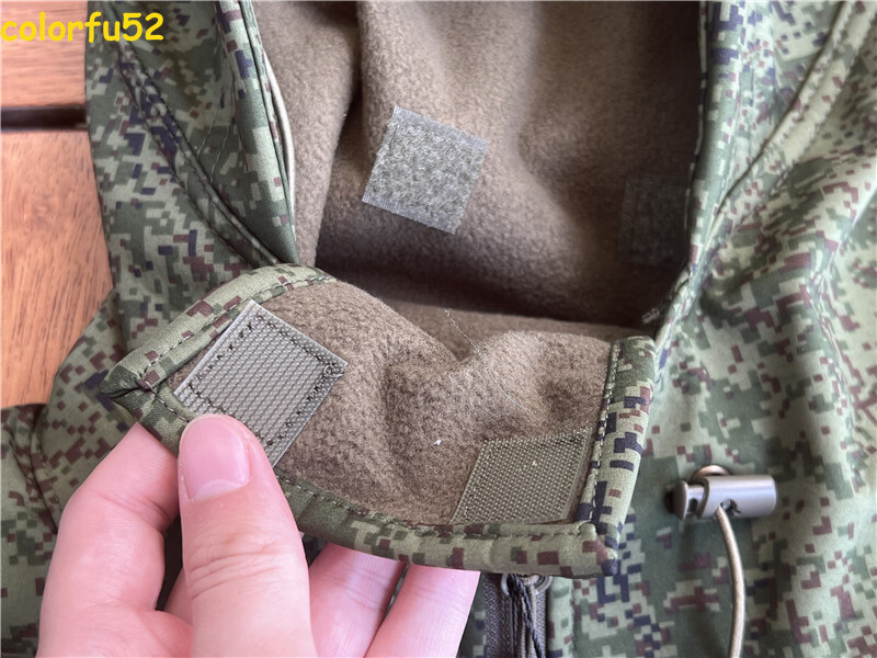 Russian EMR Green Camo Tactical Jacket Waterproof Fleece Outwear Zipper ...