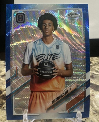 2021-22 Topps Chrome OTE Overtime Elite Alexandre Sarr Blue Wave /99 + Teal Lot | eBay