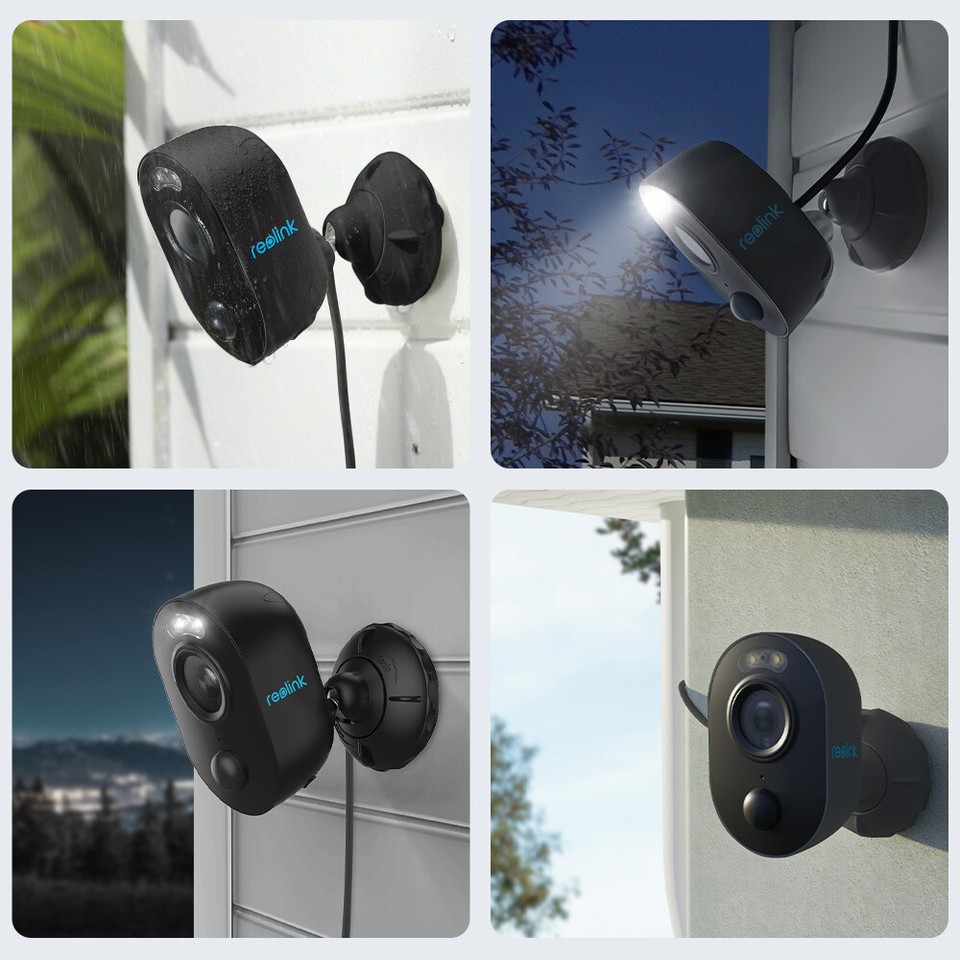 Reolink Lumus 1080P Outdoor WiFi Security Camera Color Night Vision Two ...