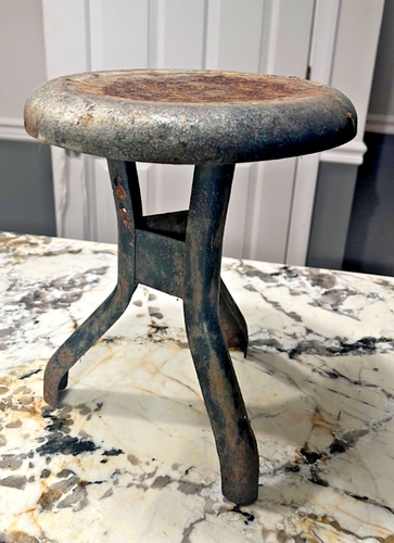 Antique 3 Three Leg Metal/Cast Iron Milk Stool | eBay