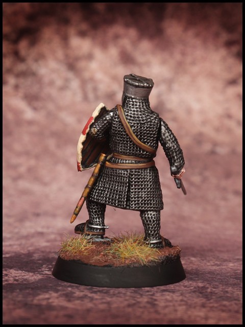 TEMPLAR FOOT KNIGHT. Painted 28mm Medieval Crusades. | eBay