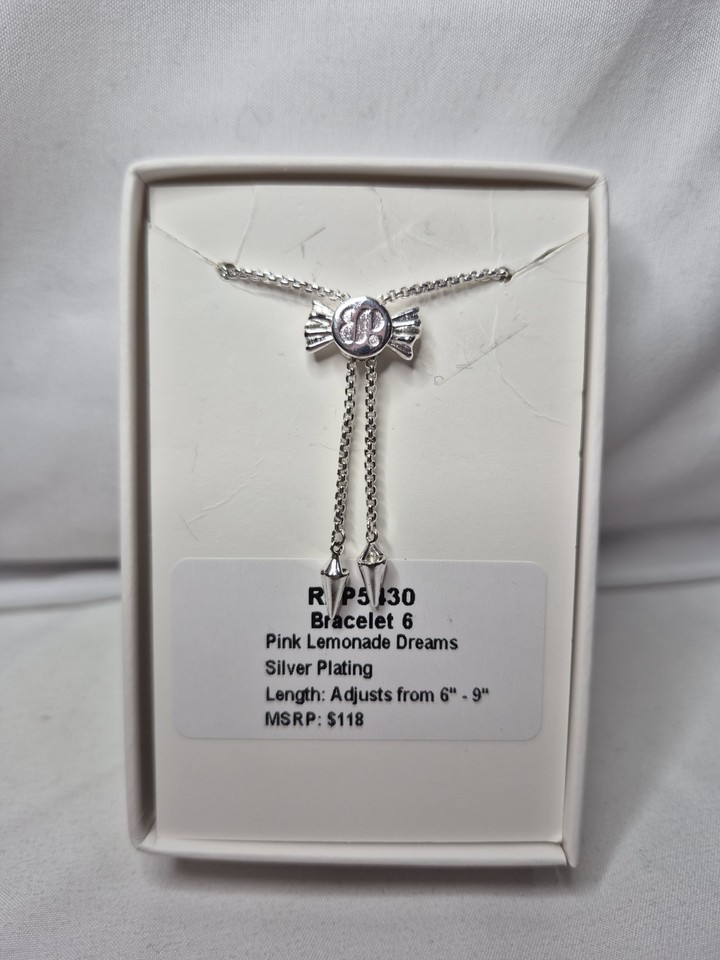 Bomb Party Jewel Candy "Bracelet 6" Pink Lemonade Dreams On Silver ...