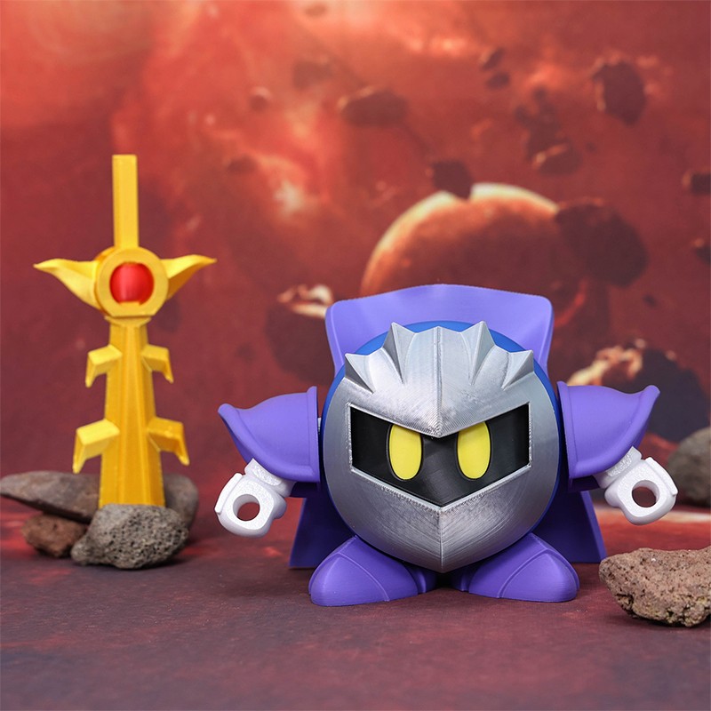 3D Printed Kirby Figure Toys Meta Knight Battle Galacta Knight Morpho ...