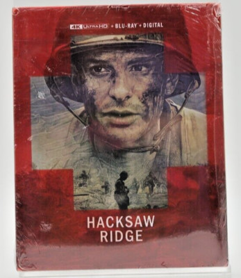Hacksaw Ridge (4KUHD, Blu-ray, 2024, Digital, Steel Book) New Sealed ...