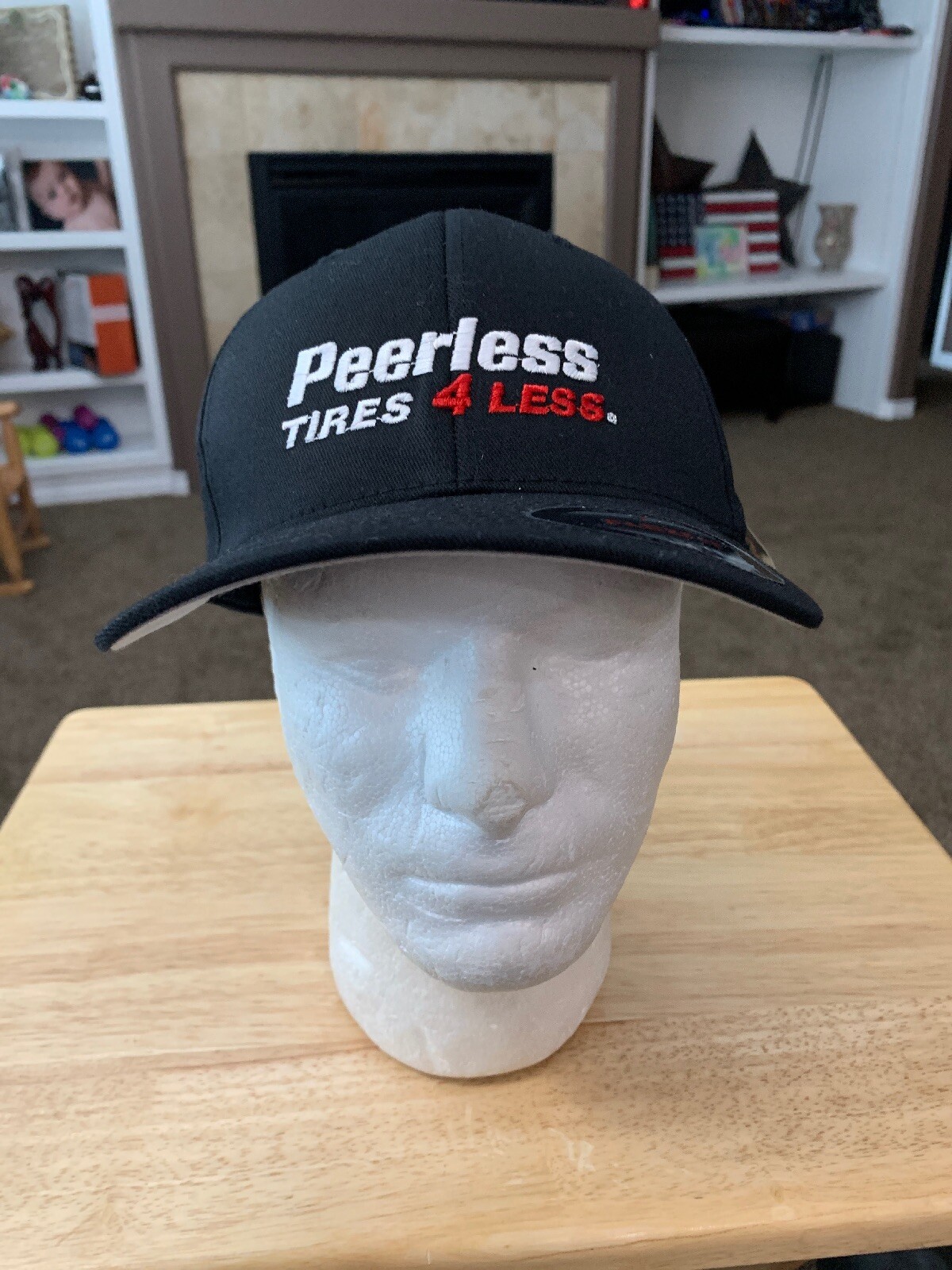 Peerless Tires 4 Less Mud Tire Shop Radial Black Flexfit L/XL Baseball Cap Hat | eBay