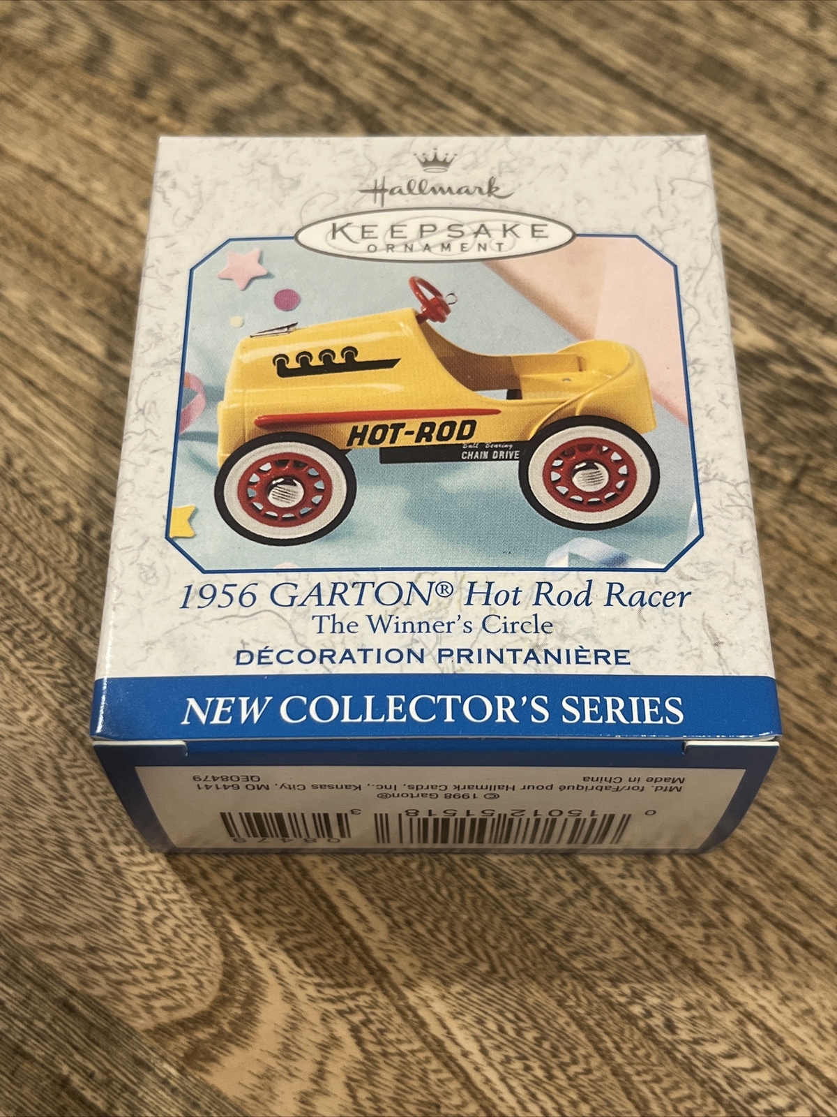 HALLMARK 1999 ORNAMENT 1956 Garton Hot Rod Race THE WINNER'S CIRCLE NOS ...