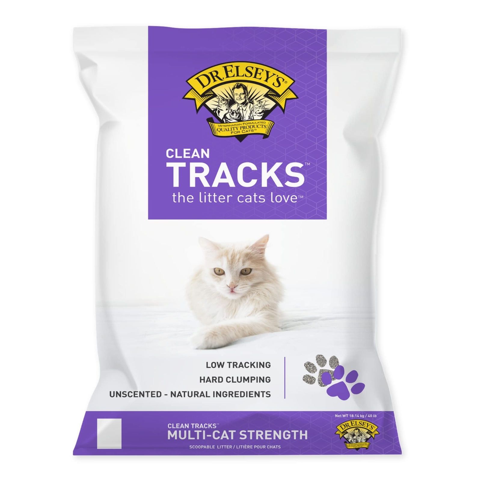 Premium Clumping Cat Litter - Clean Tracks - Low Dust, Low Tracking ...