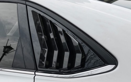 Carbon Fiber Side Window Louver Shutter Cover For Volkswagen Jetta MK7 ...