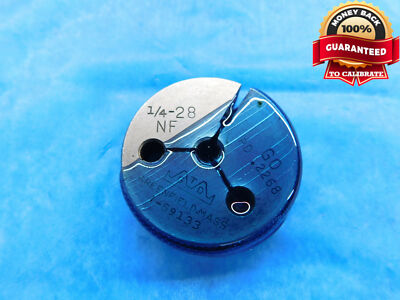 1/4 28 NF THREAD RING GAGE .25 GO ONLY P.D. = .2268 UNF 1/4"-28 ...