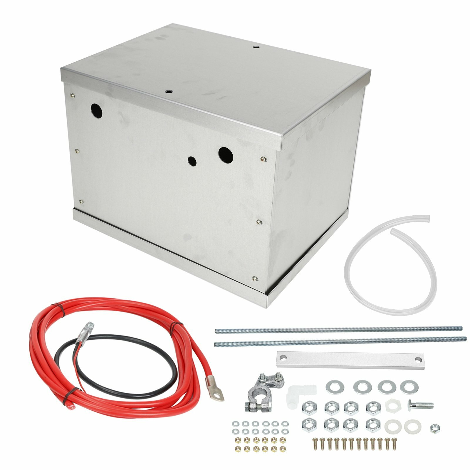 Complete Aluminum Battery Box Relocation Kit For 1979-2014 Ford Mustang ...