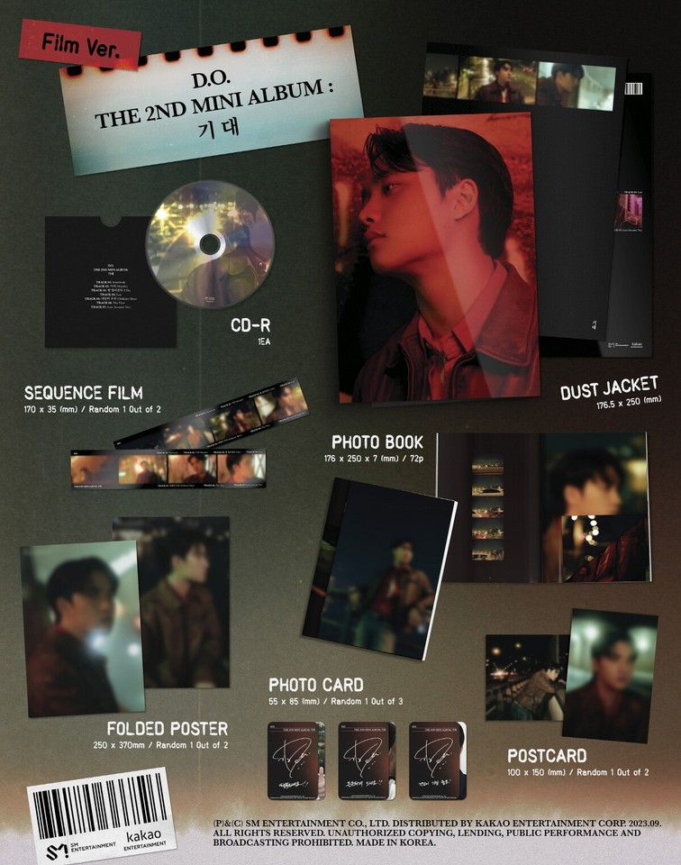 D.O. EXO - 2nd Mini Album Expectation [Film Ver.] CD+Free Gift | eBay