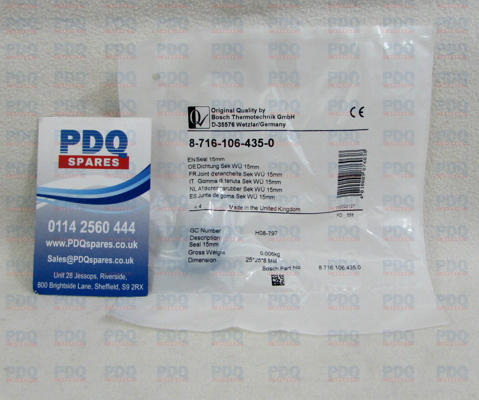 WORCESTER 25 30 35 40 CDI GREENSTAR & JUNIOR HEAT EXCHANGER SEAL ...