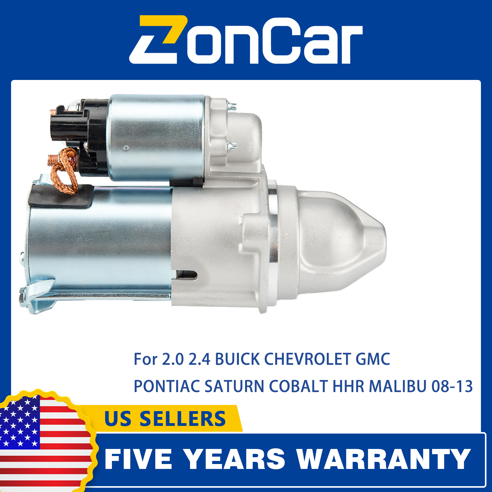 Starter For 2.0 2.4 BUICK CHEVROLET GMC PONTIAC SATURN COBALT HHR ...