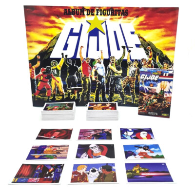 G.I.JOE Sticker Album Complete to Glue Made in Argentina Retro 80s ...